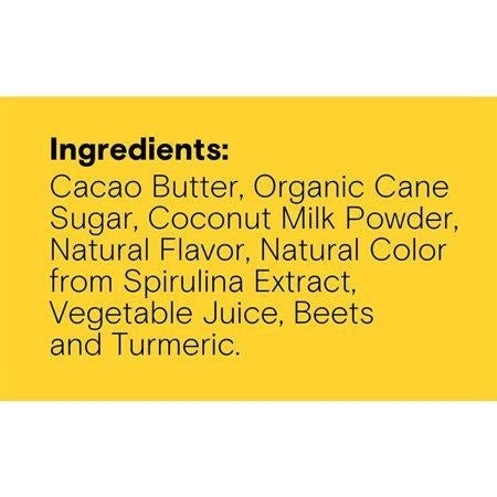 Supernatural White Chocolate Rainbow Baking Chips | One-Eyed Cookie Lab